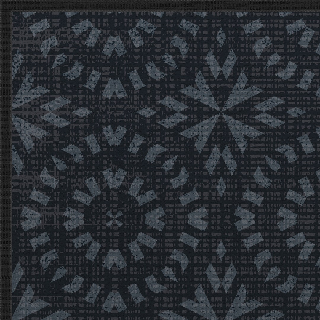 Kaleidoscope Decorative Vinyl Floor Mat the Perfect Runner, Door, Desk ...