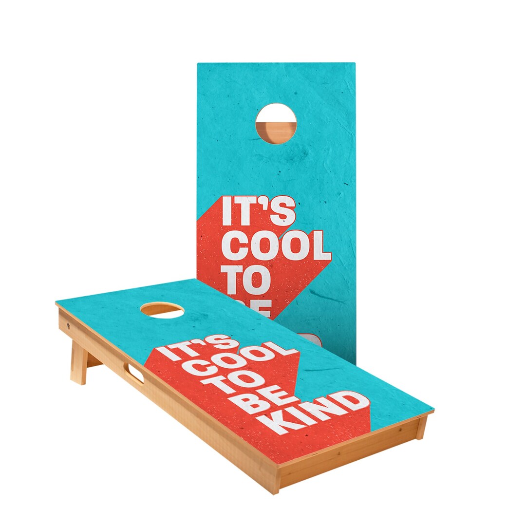 Cool to Be Kind Cornhole Boards - ACA Star Series - Official Regulation ...