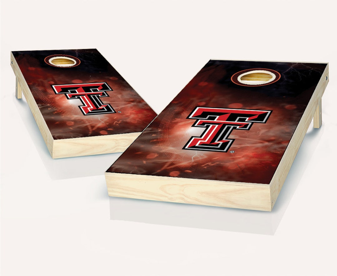 Texas Tech Cornhole Boards, Red Raiders (includes 8 Team Logo Bags) - Etsy