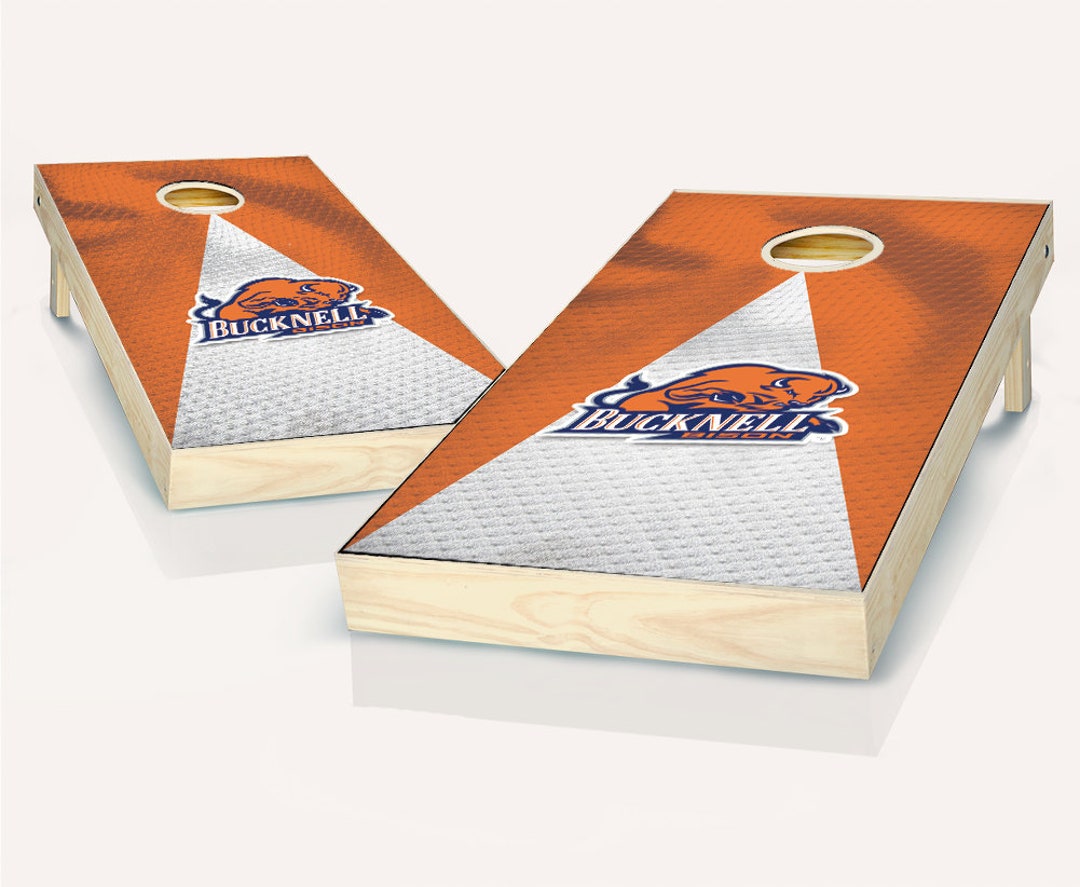 Cornhole Boards Set: Bucknell NCAA Design - Includes 8 Team Bags - Etsy
