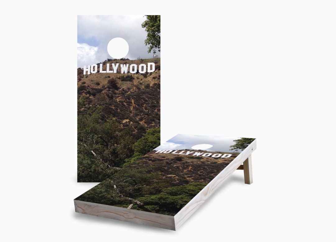 Hollywood Cornhole Set - Portable 2x4 Boards With Matching Bags - Etsy