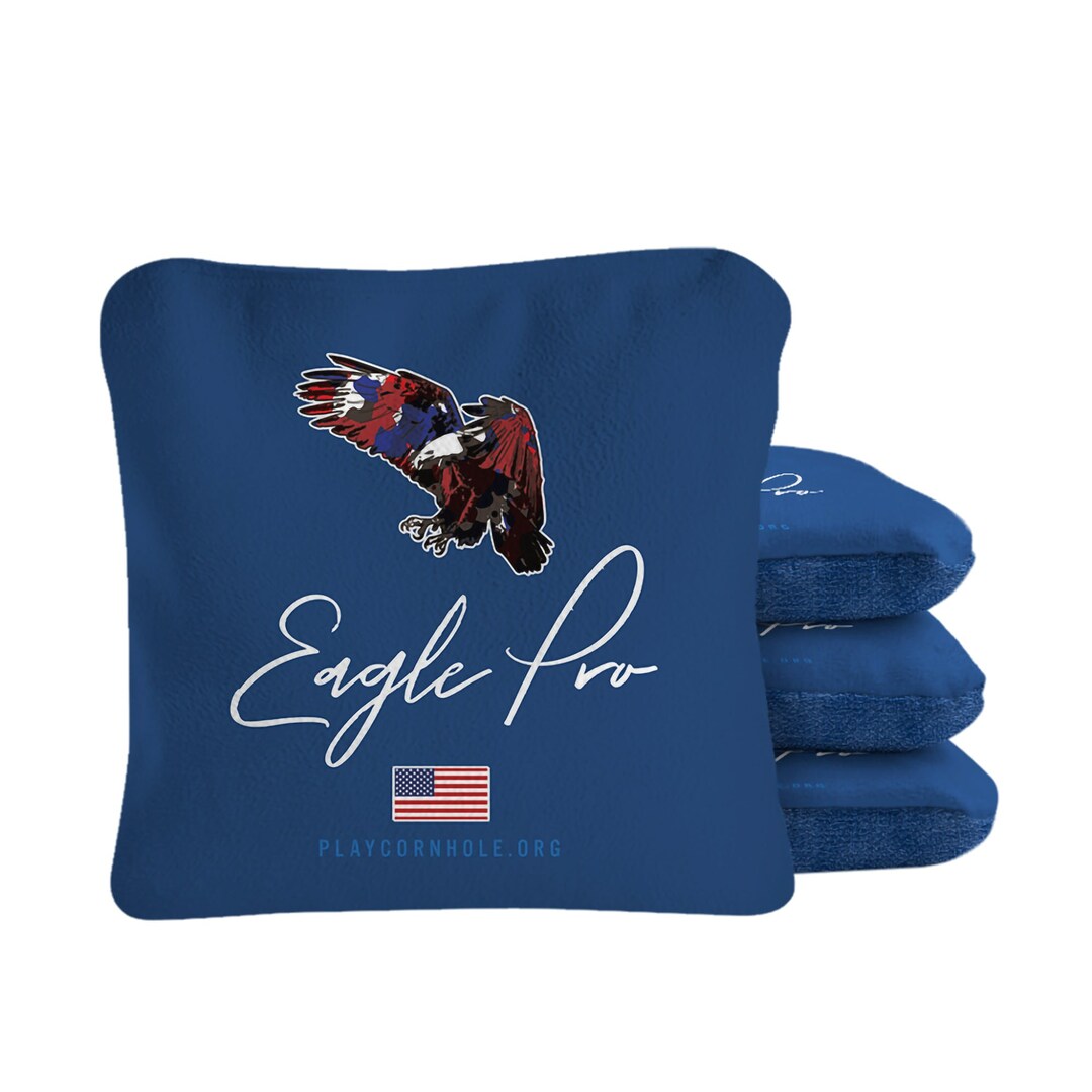 Synergy Pro Cornhole Bags, Blue Eagle (set of 4, Stick and Slide) - Etsy