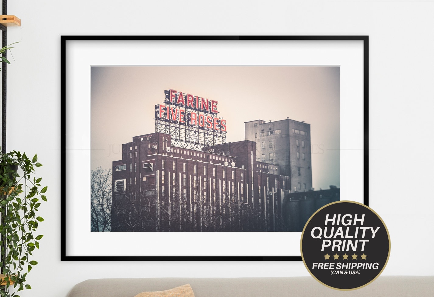 Farine Five Roses Poster, Fine Art Photography, Home Decor Montreal ...
