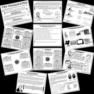 Inauguration Homeschooling Unit Study | American History, Presidents ...