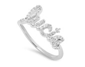 Custom NAME Diamond Ring - Etsy