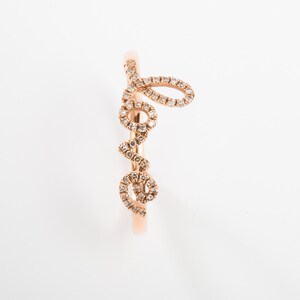 Diamond Love Ring - Etsy