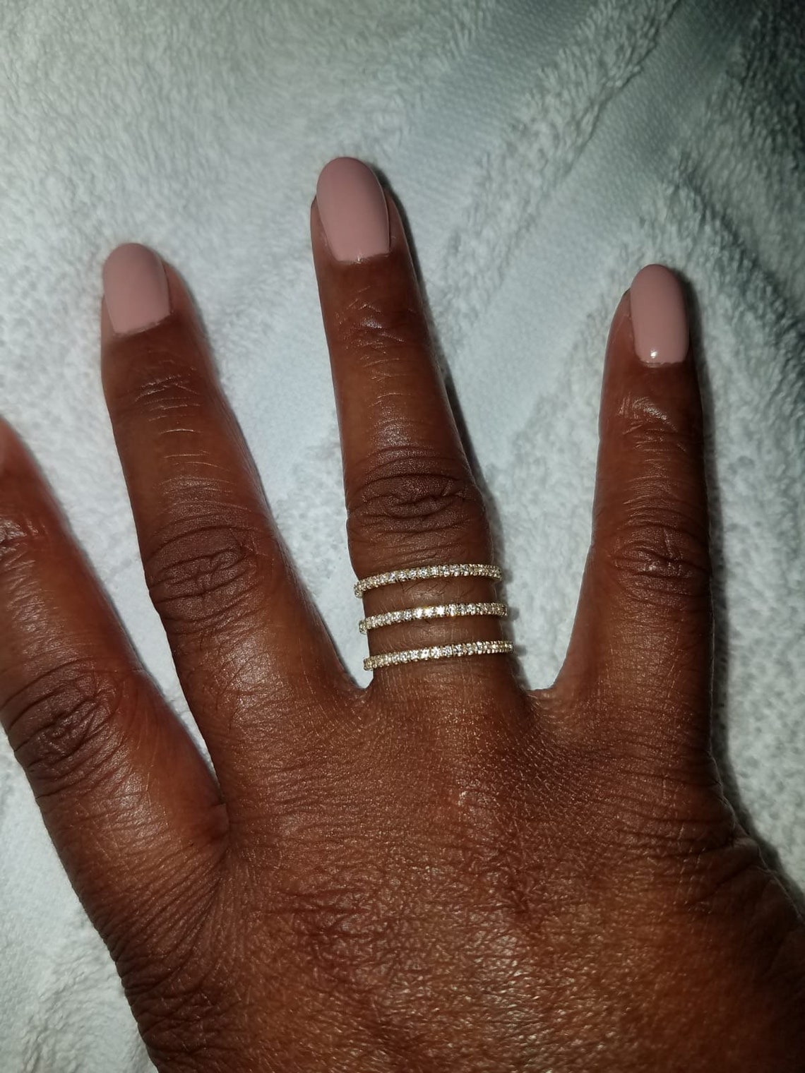 Three Tier Diamond Ring - Etsy