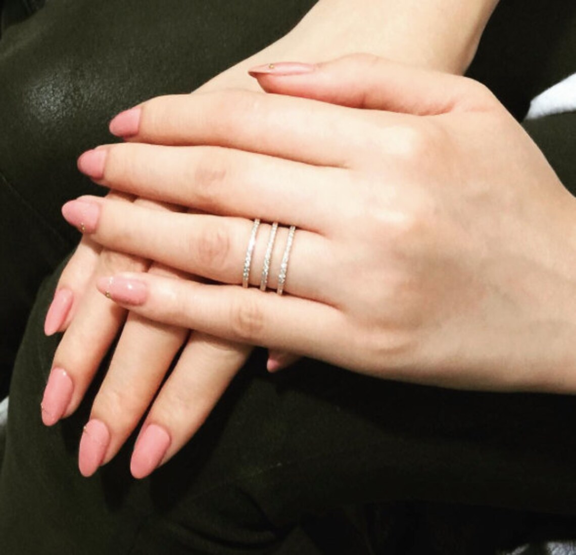 Three Tier Diamond Ring - Etsy