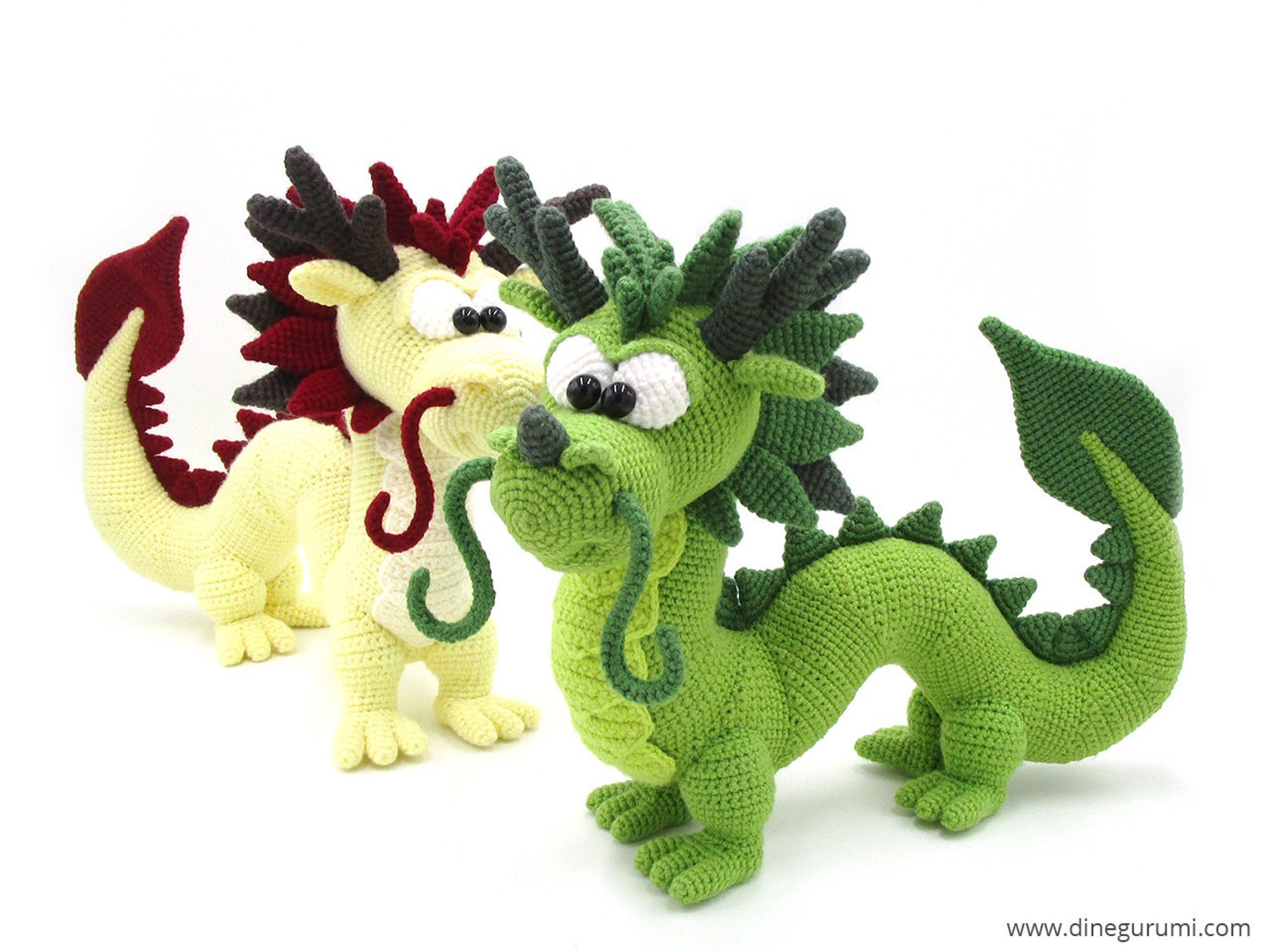 Dragon Lóng Amigurumi Crochet Pattern Chinese Dragon | Etsy