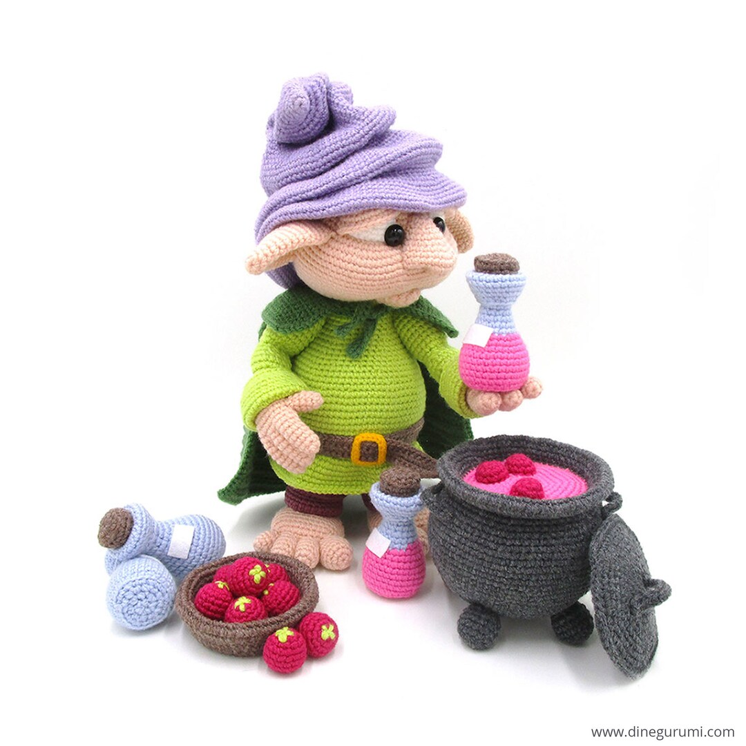 Poison Dwarf - Amigurumi Crochet Pattern From Dinegurumi - Direct ...