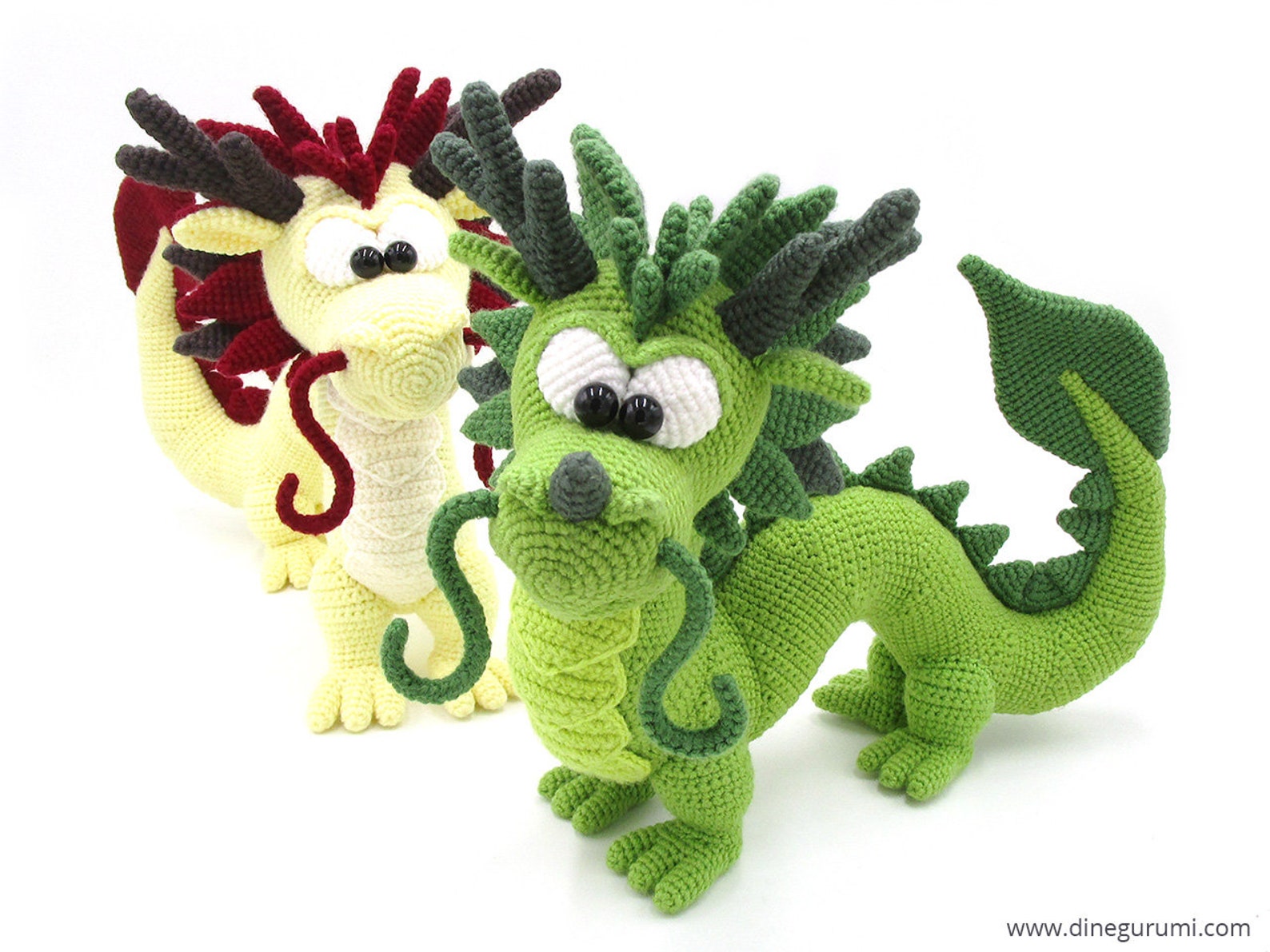 Dragon Lóng Amigurumi Crochet Pattern Chinese Dragon | Etsy