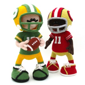 Crochet Football - Etsy