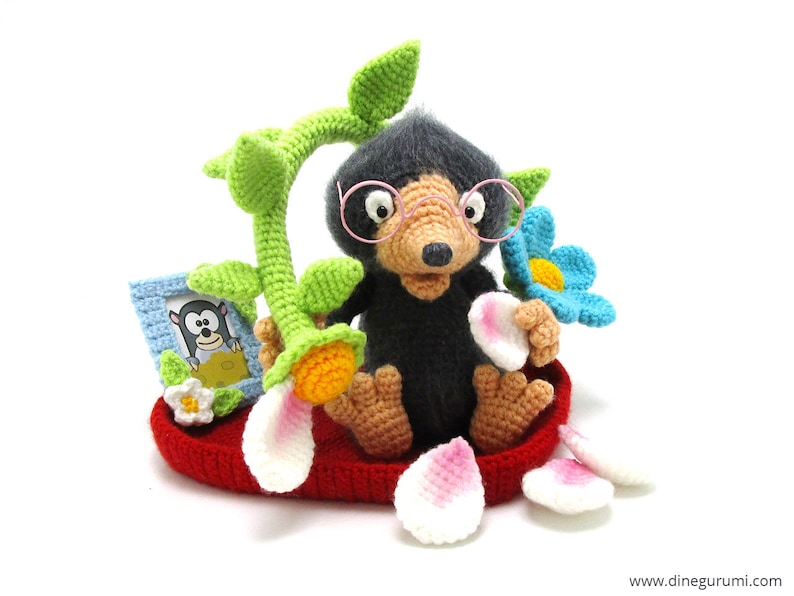 Mole, Blinded by Love - Amigurumi Crochet Pattern - Gift for Valentine ...