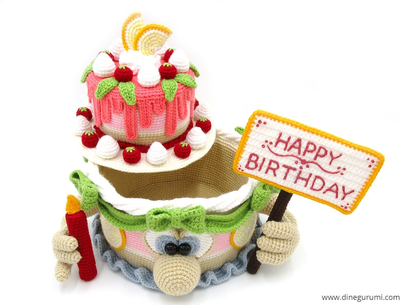 Cake XL Amigurumi Crochet Pattern Birthday Present - Etsy