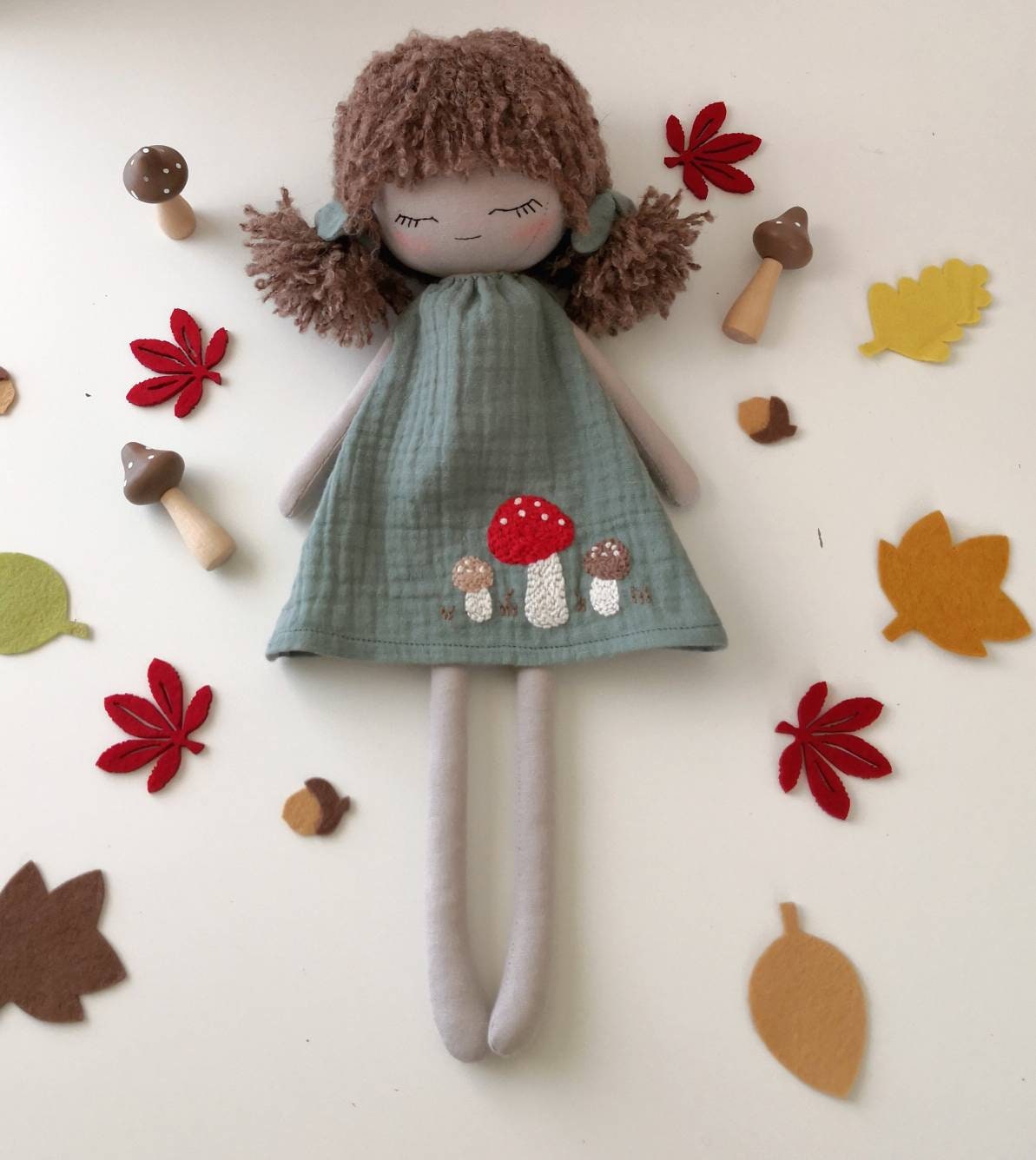 Cute Doll. Wrist 33 Centimeters. Doll. Boho Doll - Etsy
