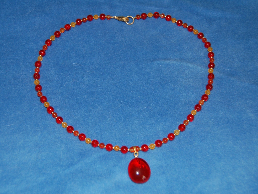 Fire Necklace Magick Bonfire - Etsy