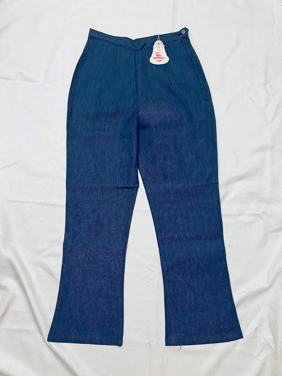 24 Rare Vintage 60s Mod Jeans, High Waisted Jeans, Si… - Gem