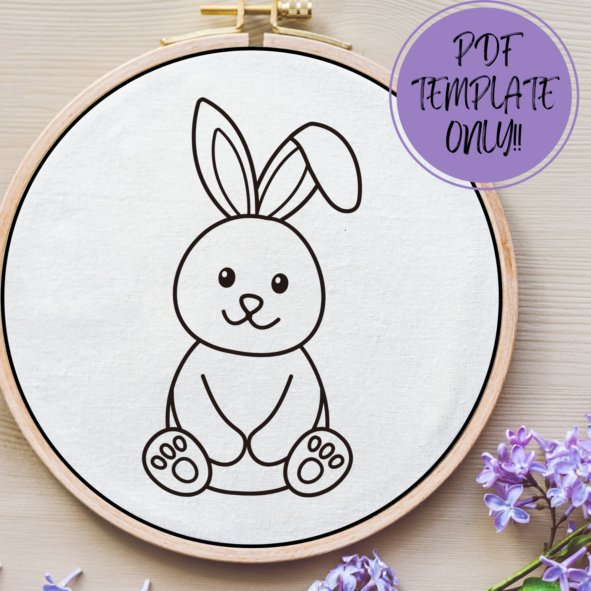 PDF Pattern Template ONLY - Hand Embroidery Pattern Template - Etsy