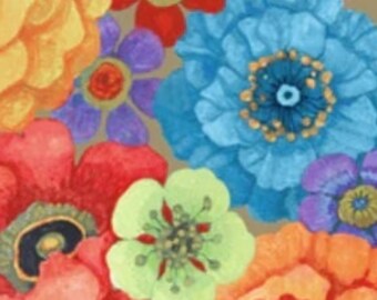 Roses Heart Valentine Packed Flowers Fabric - Etsy