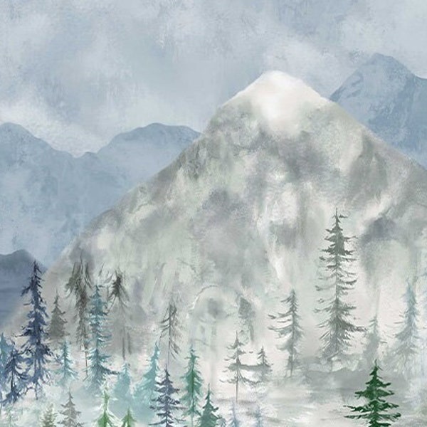 Mountain Fabric - Etsy