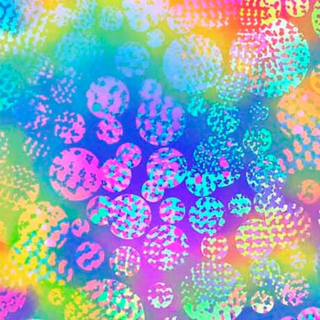 Neo Geo Large Texture Dots by QT Fabrics 29414-x 100% Cotton 44/45 ...