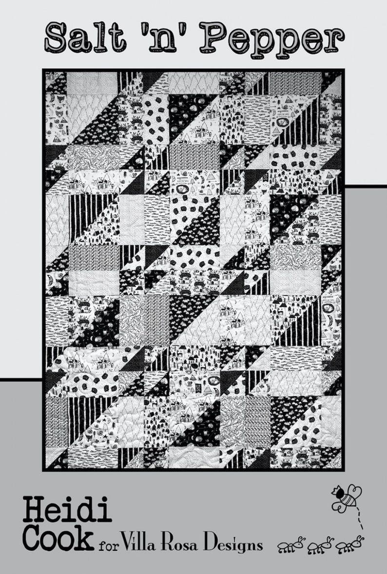 Salt N Pepper Quilt Pattern by Heidi Cook (PDF Download) - Etsy