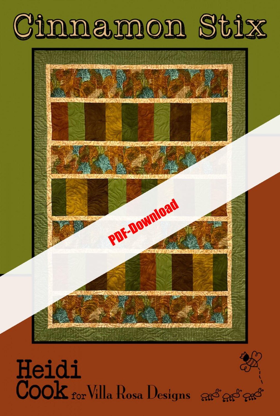 Cinnamon Sticks - by Heidi Cook for Villa Rosa Designs 46x63 PDF ...
