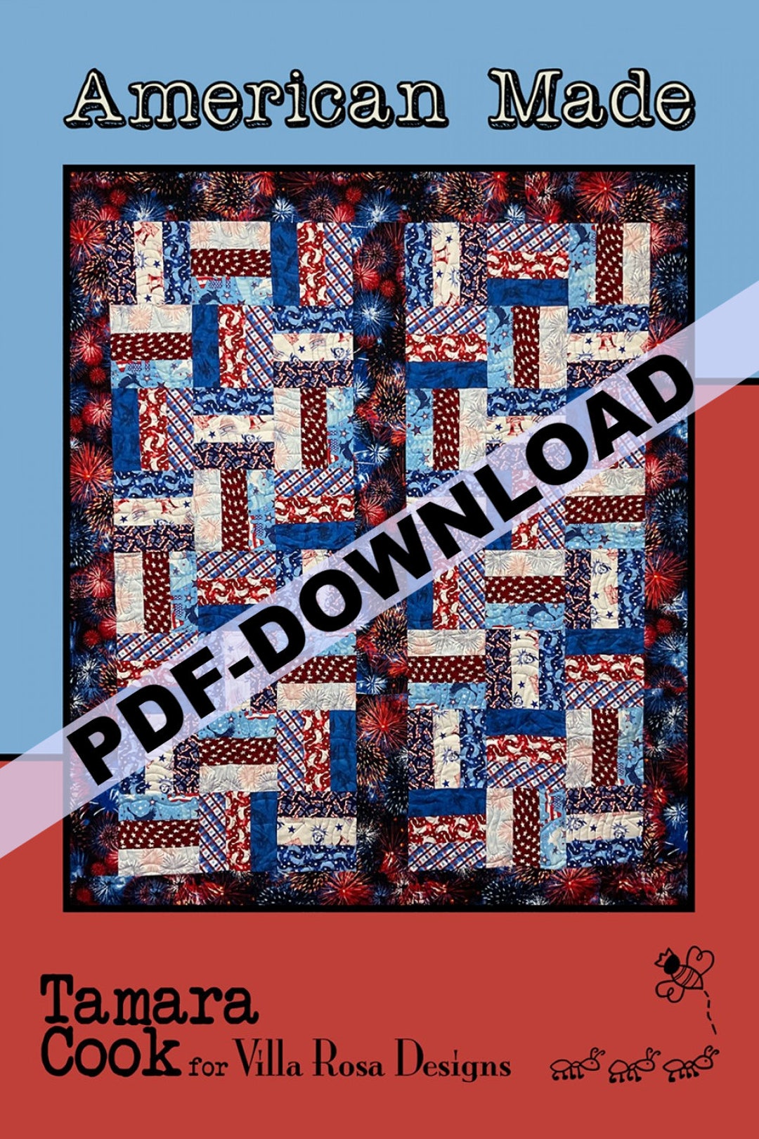 American Made- Tamara Cook for Villa Rosa Designs 60in X 70in PDF ...