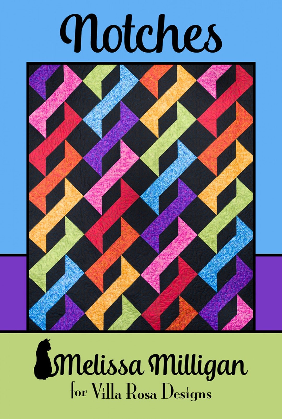 Notches by Melissa Milligan for Villa Rosa Designs 60x70 PATTERN ONLY ...