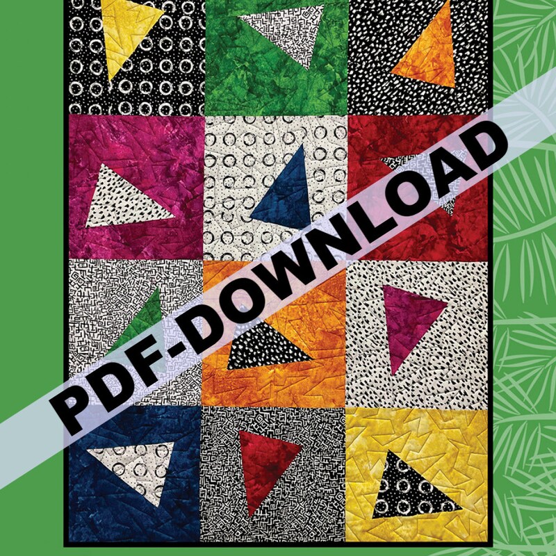 Triangle Quilt Pattern - Etsy