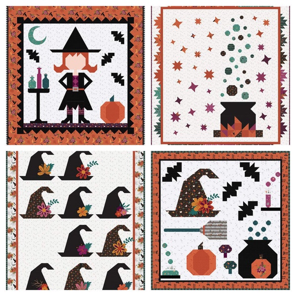 Witch Quilt Patterns - Etsy
