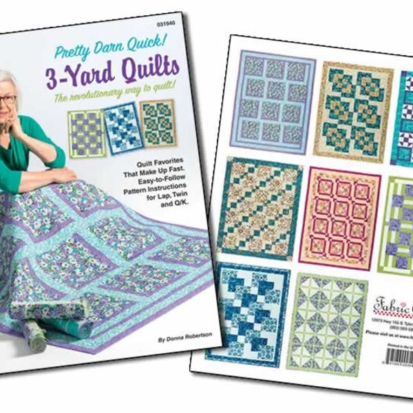 3 Yard Quilt Books - Etsy