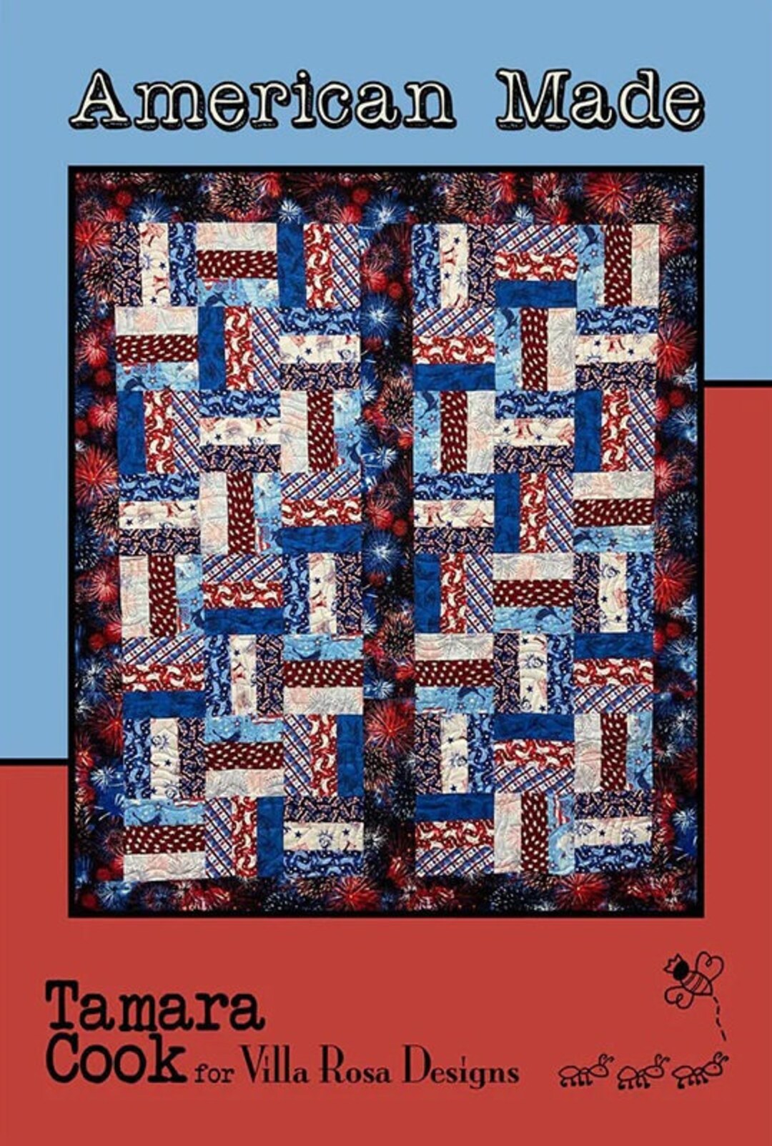 American Made Pattern by Tamara Cook for Villa Rosa Designs 60x70 ...