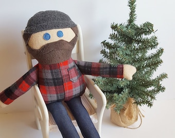 Lumberjack doll | Etsy