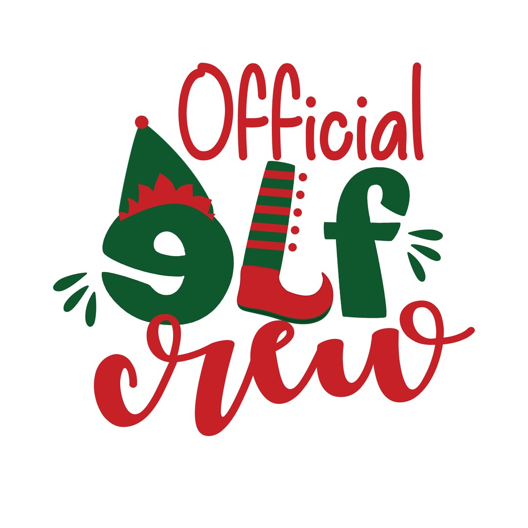 Buy Official Elf Crew Christmas Special Svg, Pdf, Png Instant Download ...