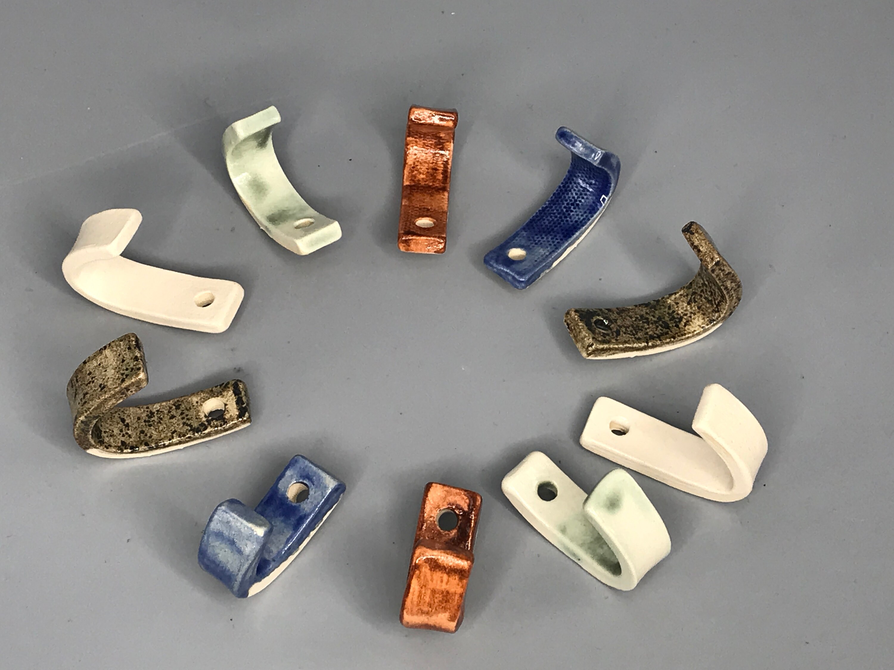 Small Ceramic Hooks - Etsy