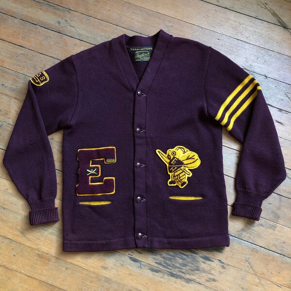 Letterman Cardigan - Etsy
