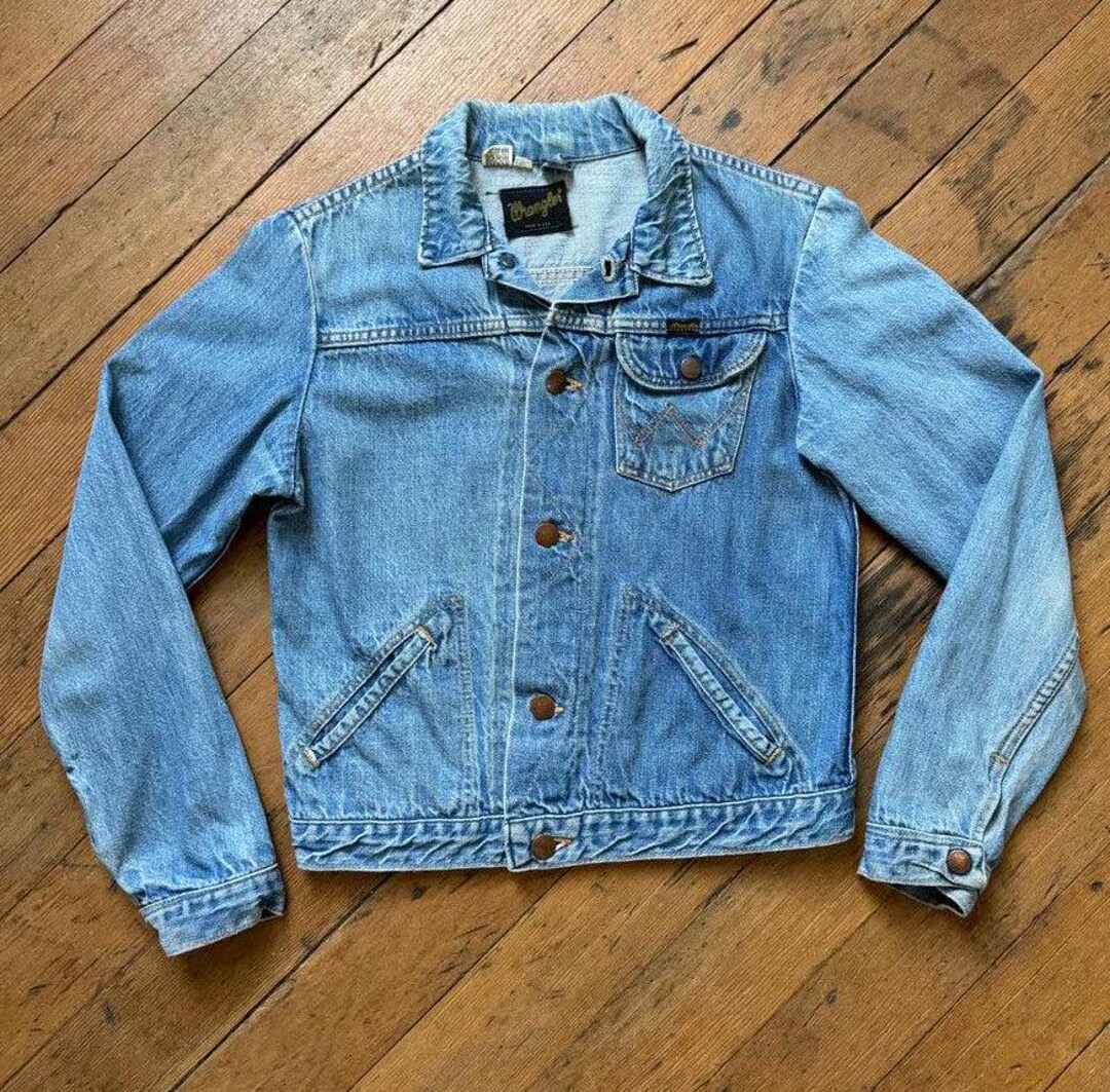 Vintage 1970s Wrangler Denim Jacket - Etsy