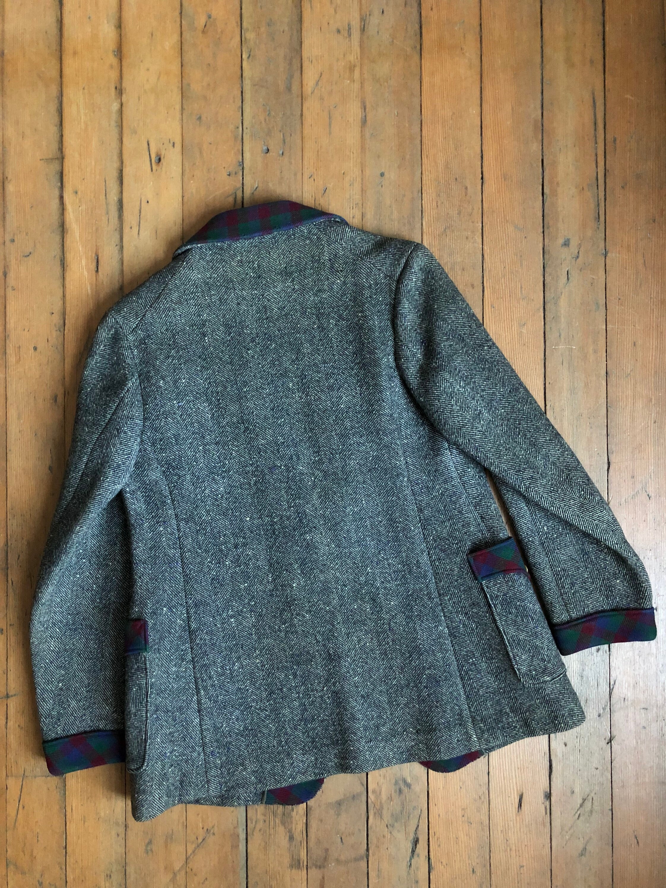 Vintage 1920s Wool Smoking Jacket - Etsy