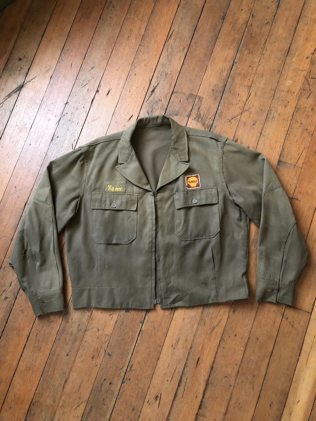 AS-IS Vintage 1950s Shell Gas Attendant Jacket - Etsy