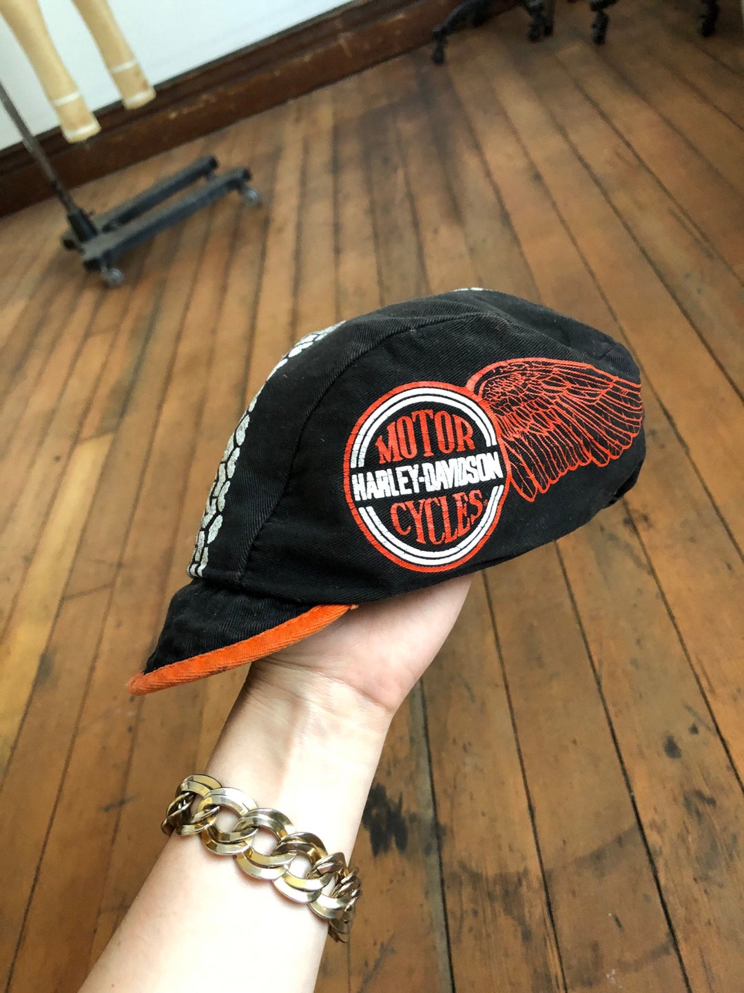 MARKED DOWN RARE 1980s Harley Davidson Bicycle Cap - Etsy