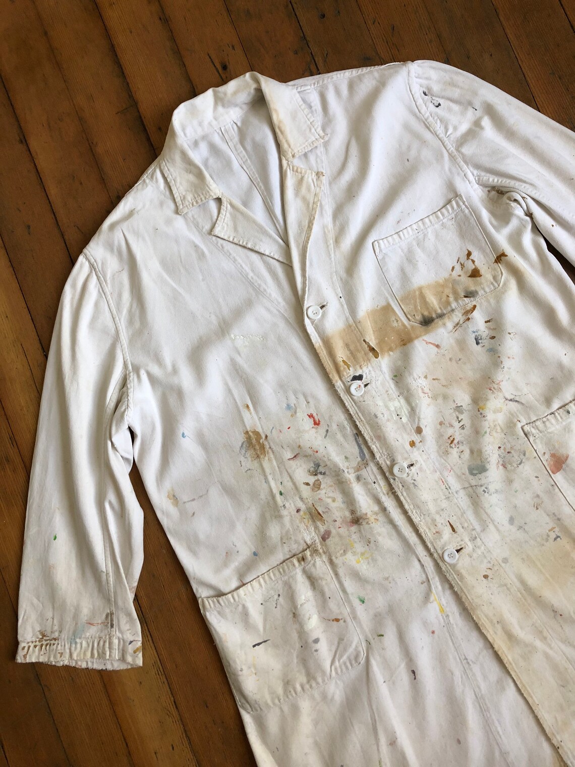 SALE Vintage 1950s Painters Smock Shop Coat - Etsy