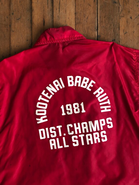 vintage 1980s Babe Ruth baseball jacket - Gem