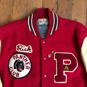Vintage 1970s Parma Panthers Football Letterman Jacket - Etsy