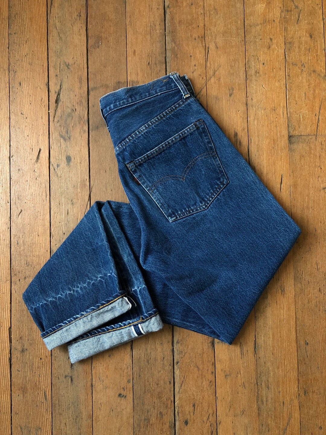 Vintage 80s LEVIS 501s Redlines Selvedge Denim W31 - Etsy