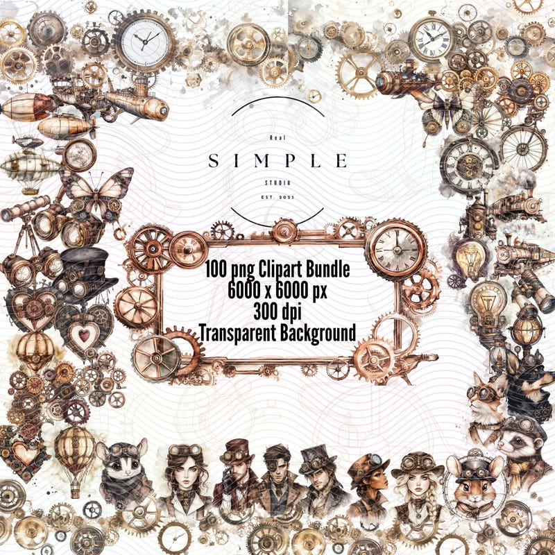 Steampunk Labels - Etsy