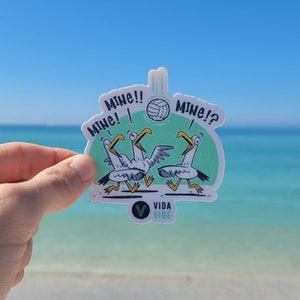 Mine Mine Mine Volleyball Sticker - Etsy