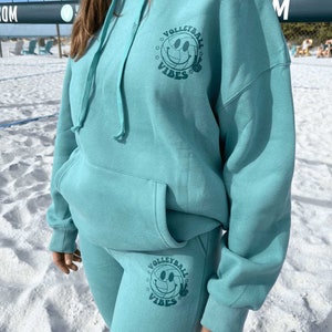 Teal Volleyball Sweatpants - Etsy