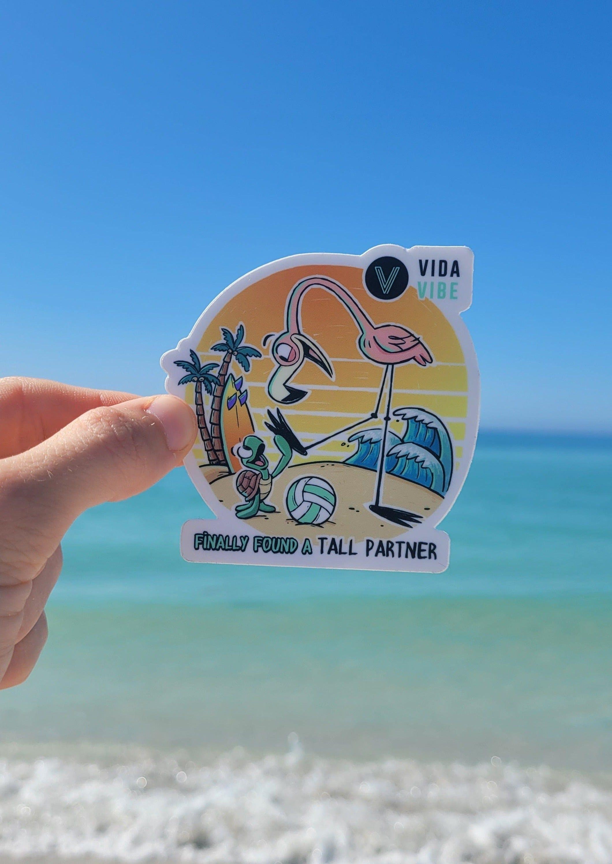 Finally Found a Tall Partner Volleyball Sticker - Etsy