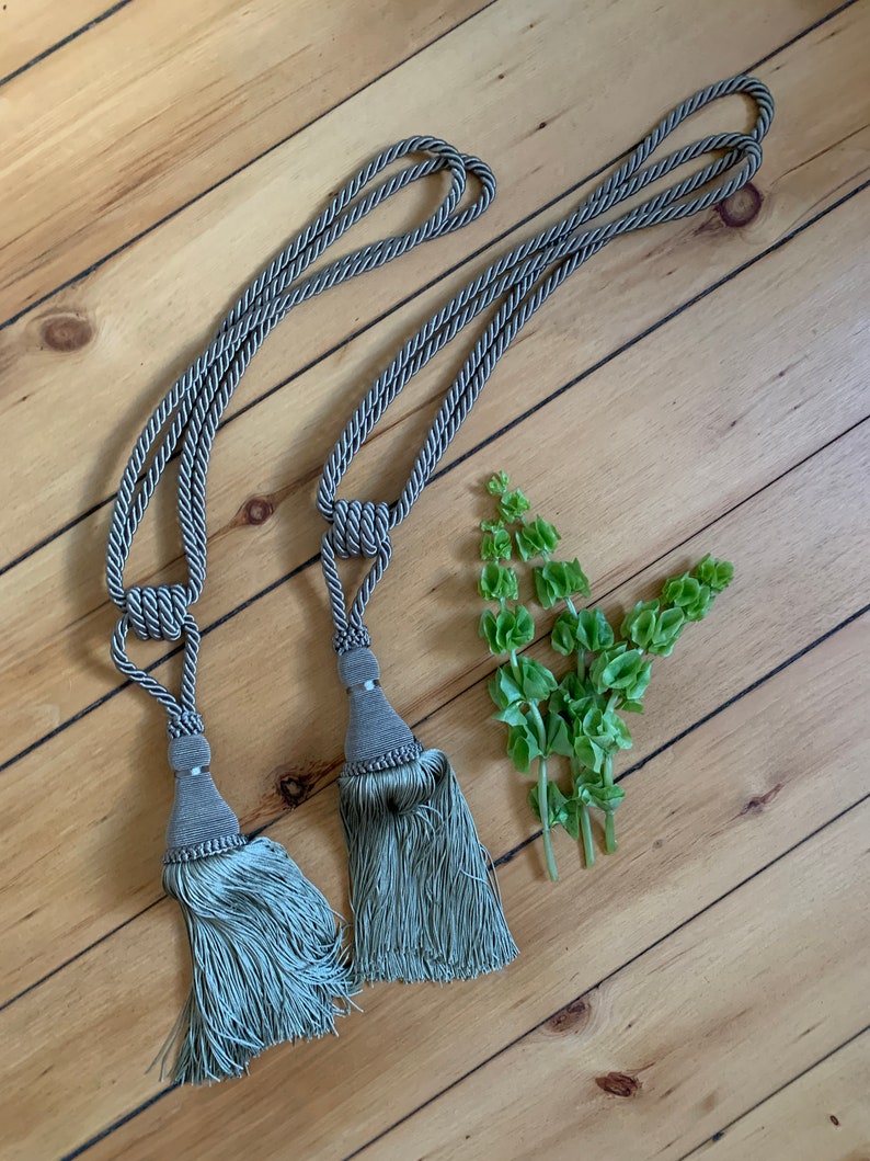 1980's Sage Swag Tassel Set - Etsy